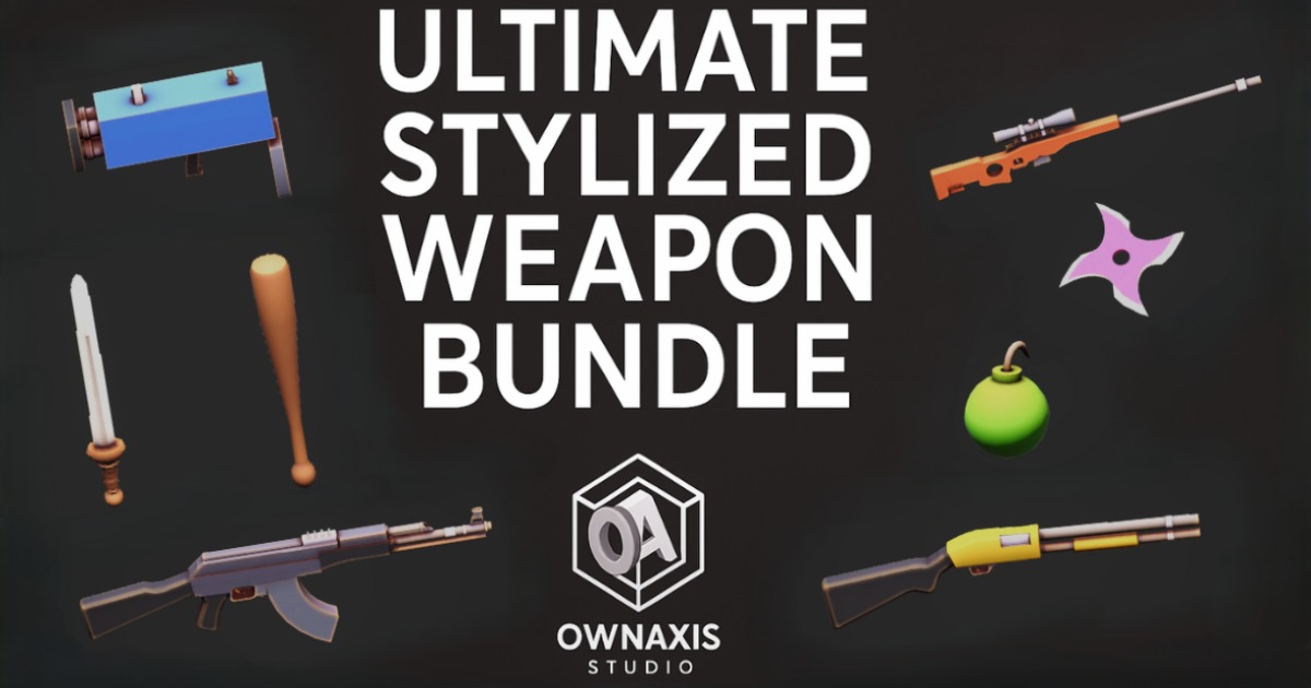 Ultimate Stylized Weapon Bundle | 3D Weapons | Unity Asset Store