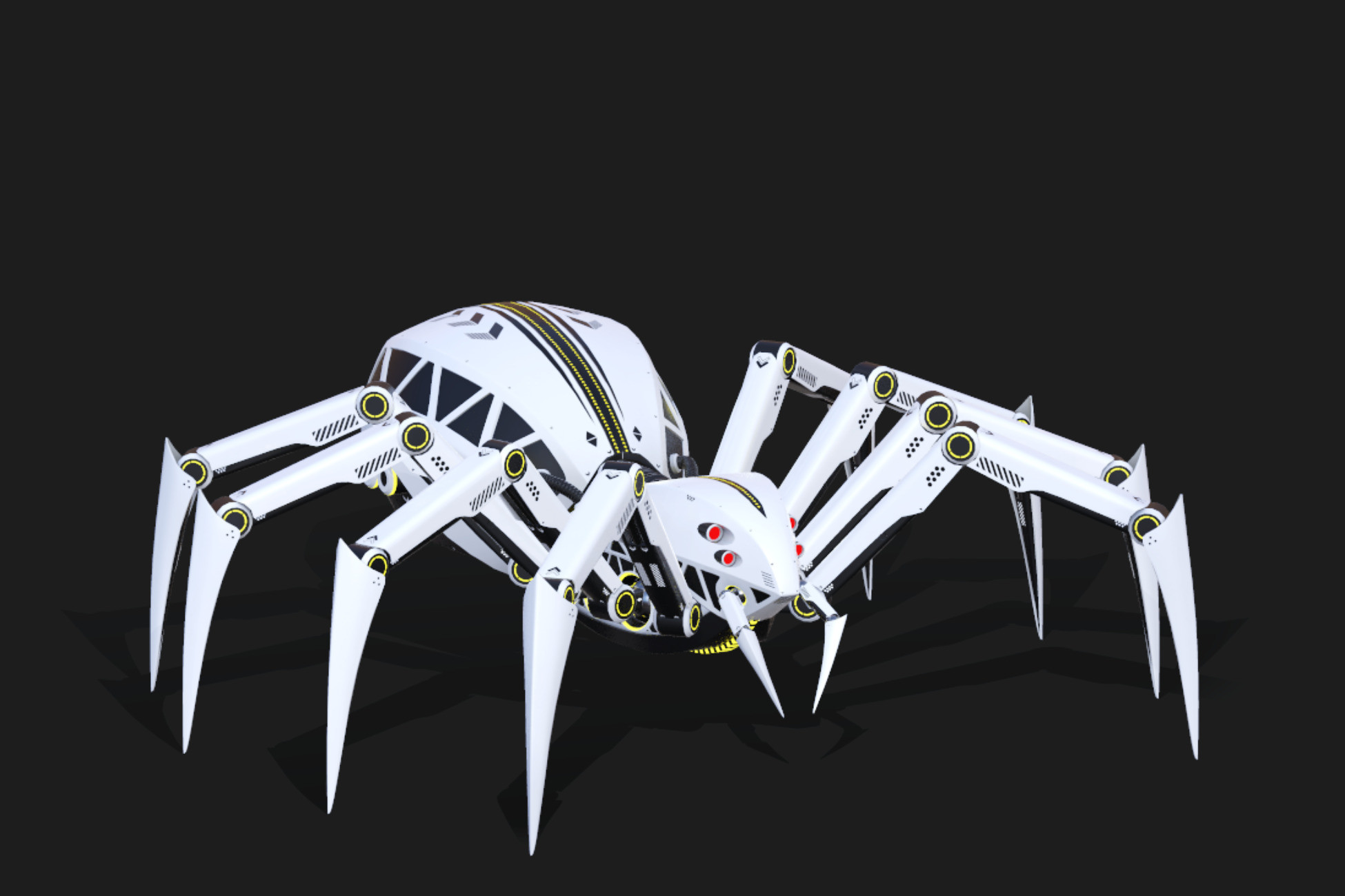 Spider Robot Modular 3d Robots Unity Asset Store