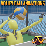 Volley-ball animations (Motion Cast#14 Vol.1)