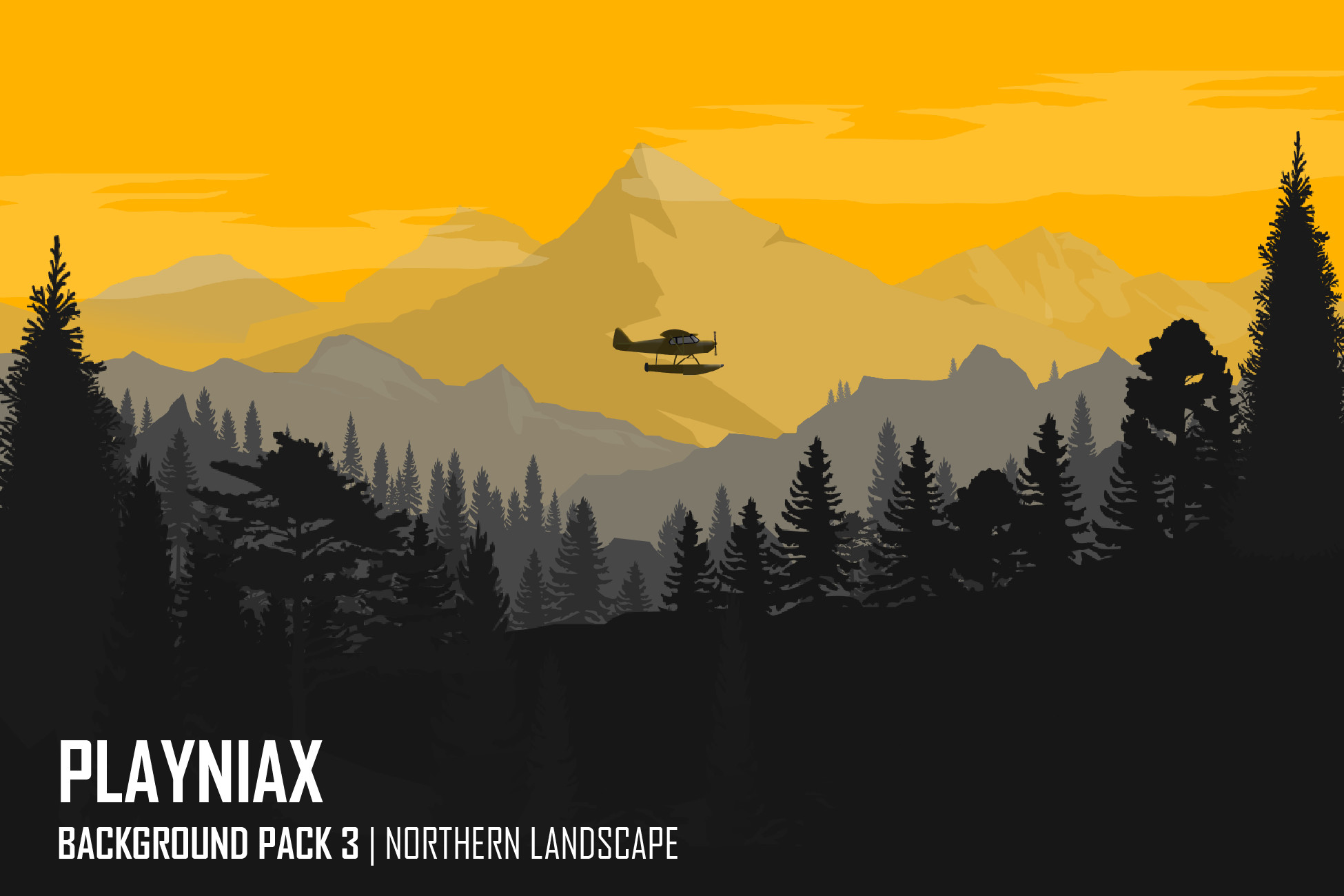 Background Pack 03 - Northern Landscape | 2D Textures & Materials ...
