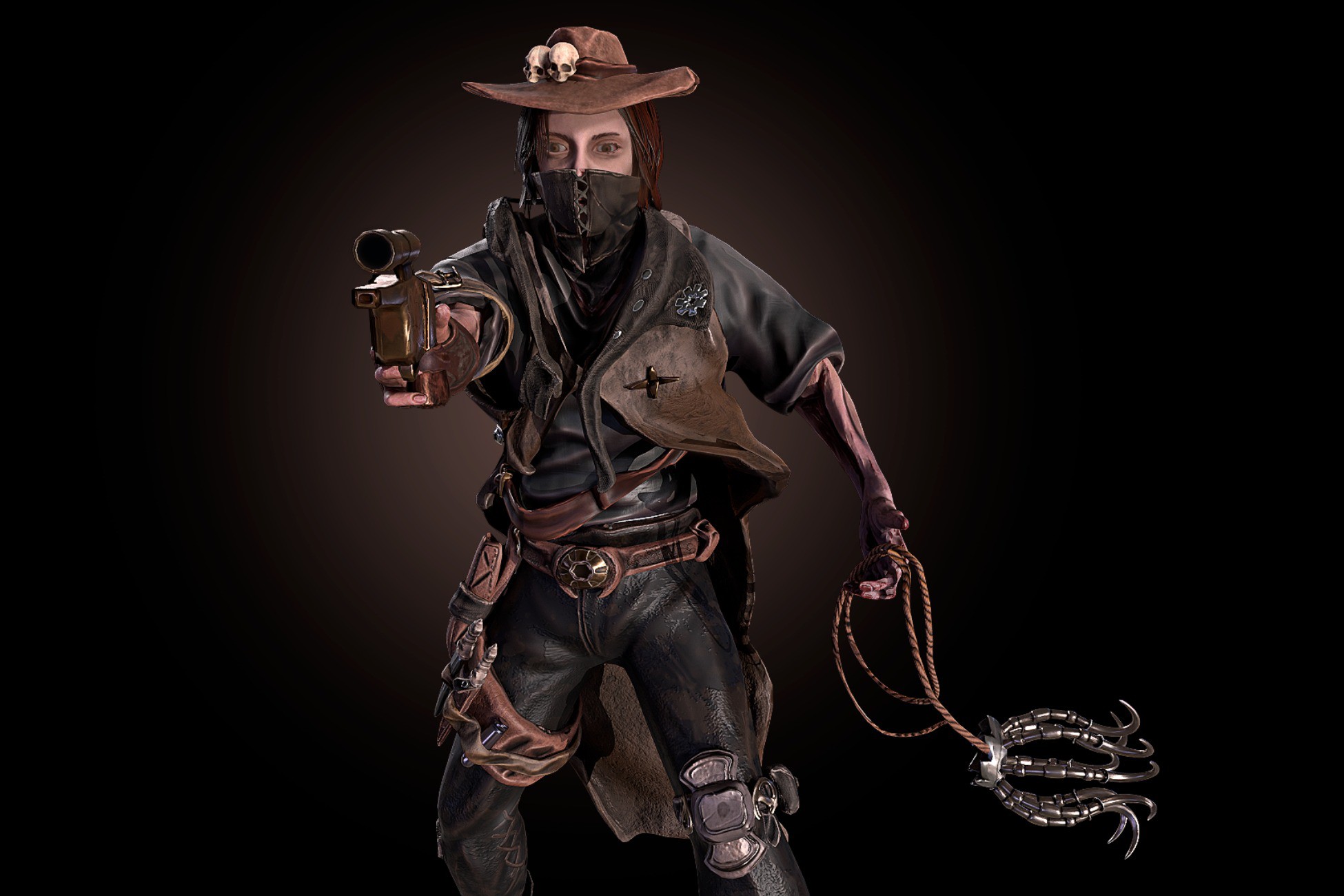 Undead Outlaw Cowboy | 3D Characters | Unity Asset Store