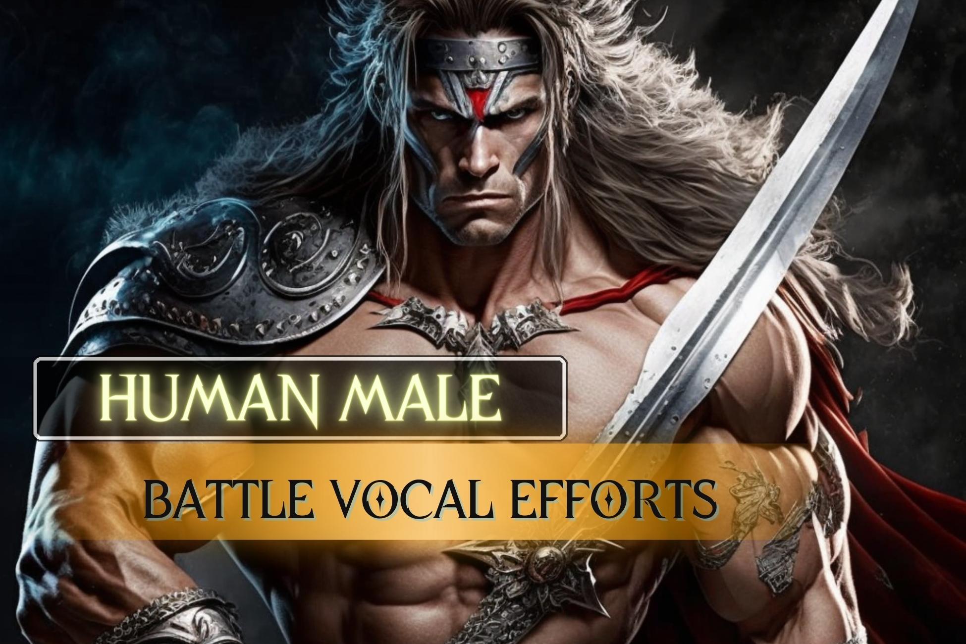 Character Voices - Human Male Battle Vocal Efforts Sound Pack | Audio ...