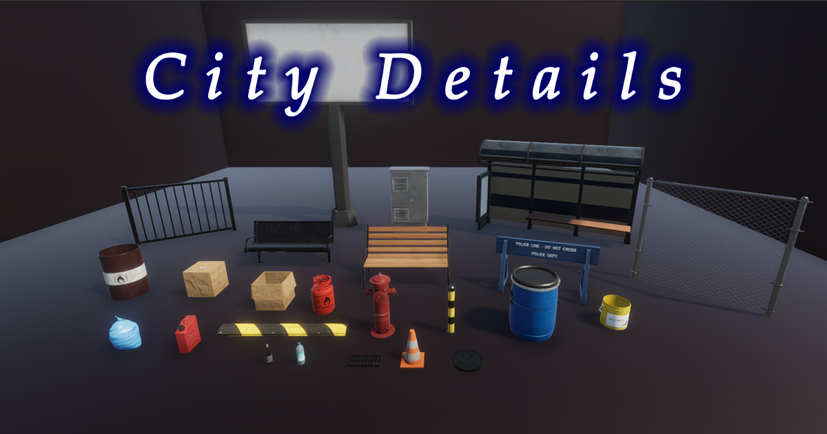 Metropolis Pack: City Details | 3D Props | Unity Asset Store