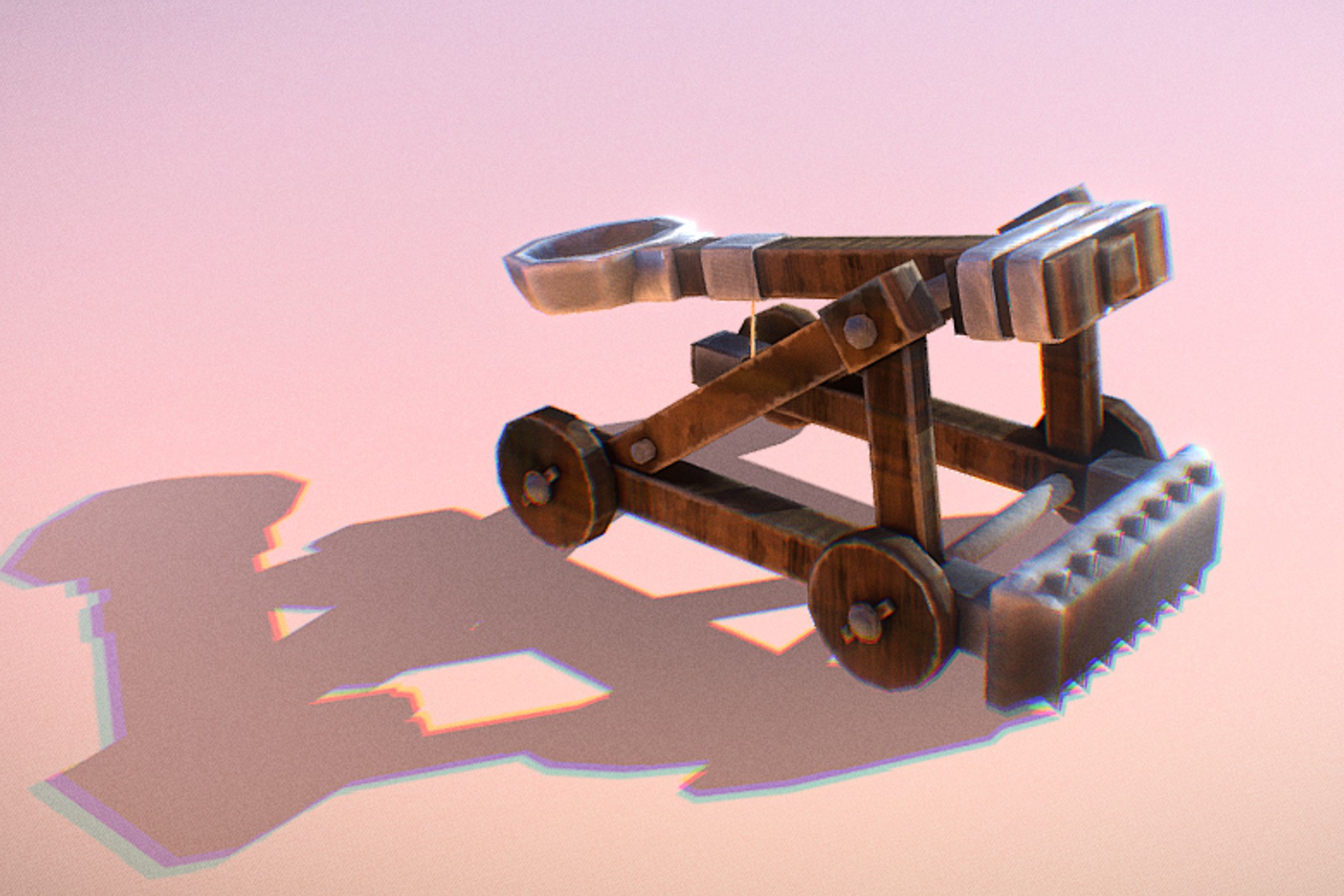Catapult Stylized Lowpoly | 3D 武器 | Unity Asset Store