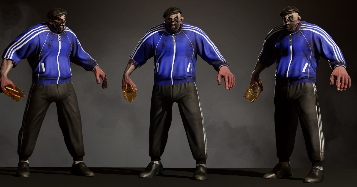 ZOMBIE BOSS HOOLIGAN | 3D Characters | Unity Asset Store