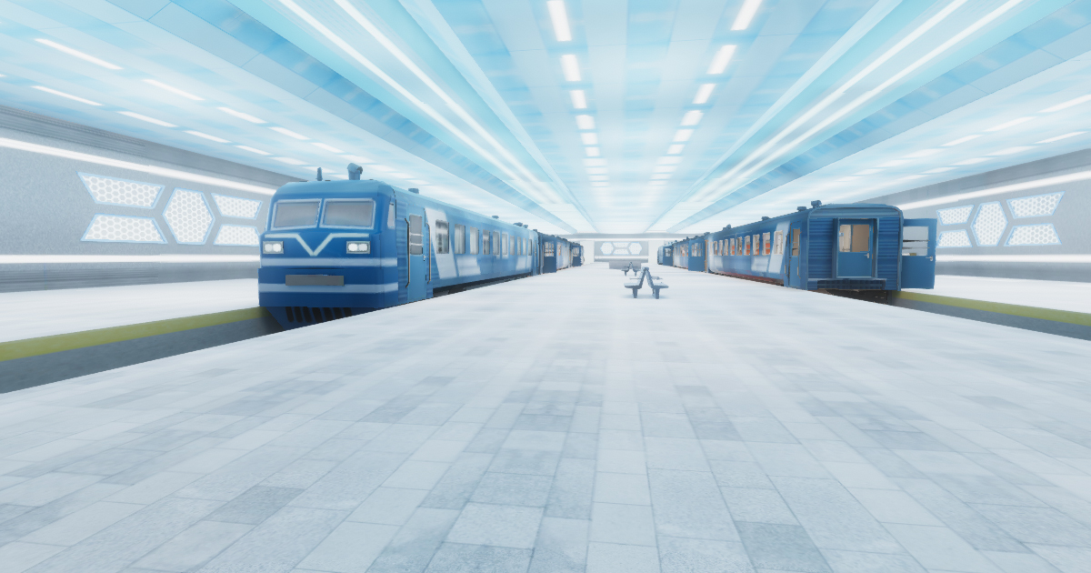 Modern Train Station | 3D Industrial | Unity Asset Store