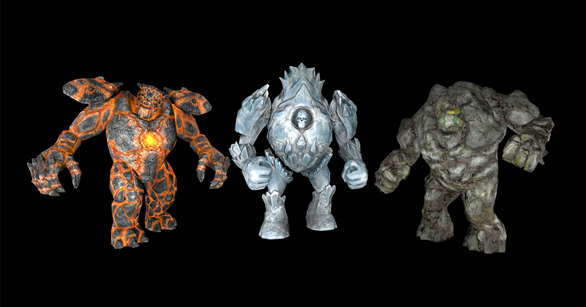 Golem Pack | 3D Creatures | Unity Asset Store