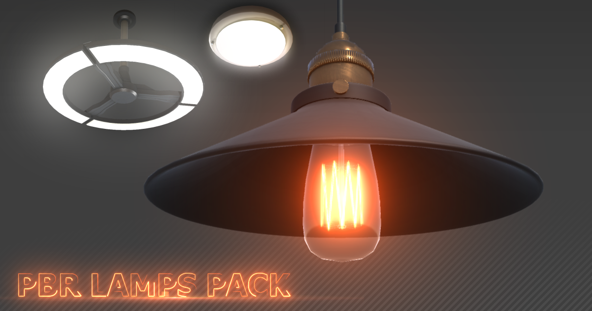 PBR Lamps Pack | 3D Interior | Unity Asset Store
