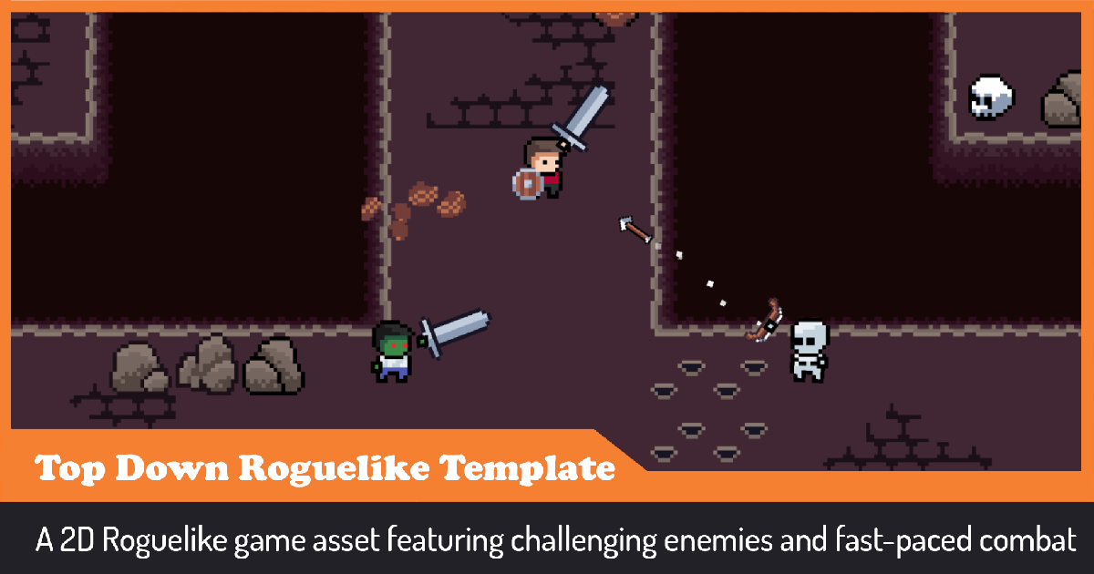 2D Top-Down Roguelike Template | Packs | Unity Asset Store