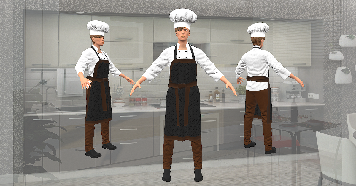 Cook woman | Characters | Unity Asset Store
