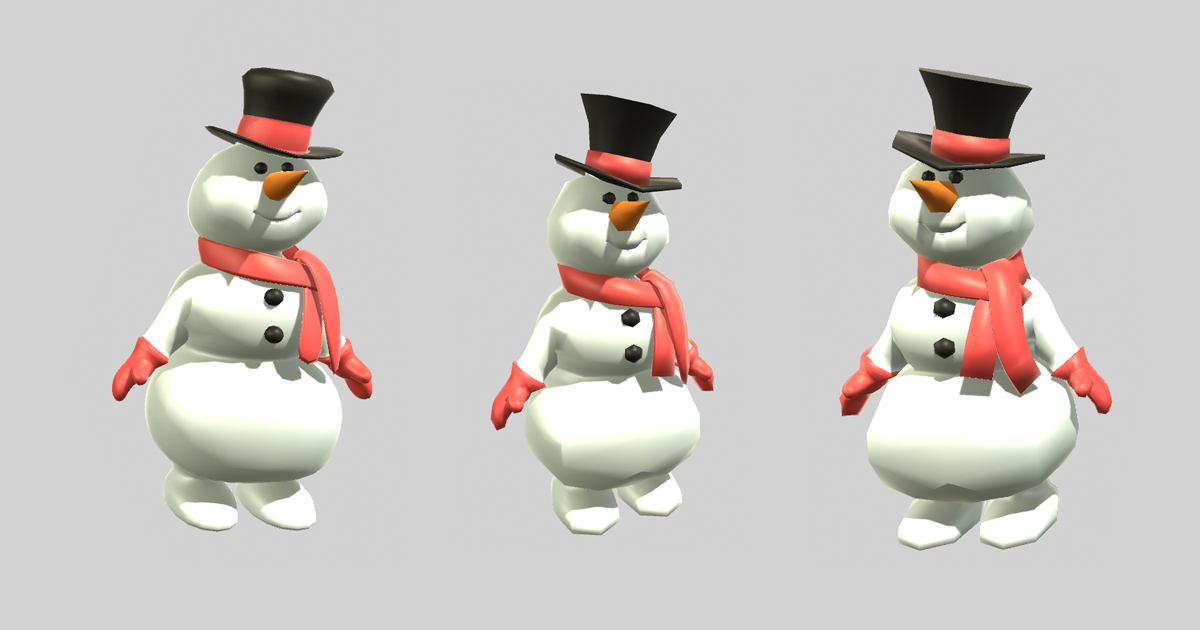 LowPoly Animated Snowman | 3D Characters | Unity Asset Store
