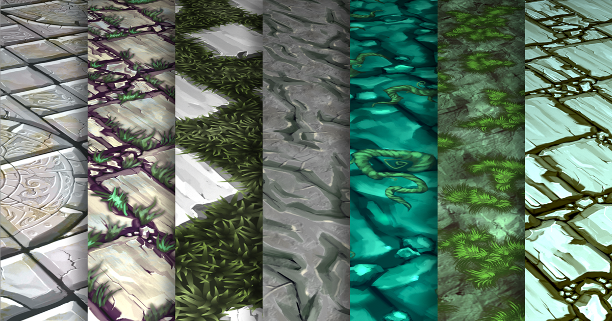 Texture Set Vol 47 Hand Painted Ground | 2D 地面 | Unity Asset Store