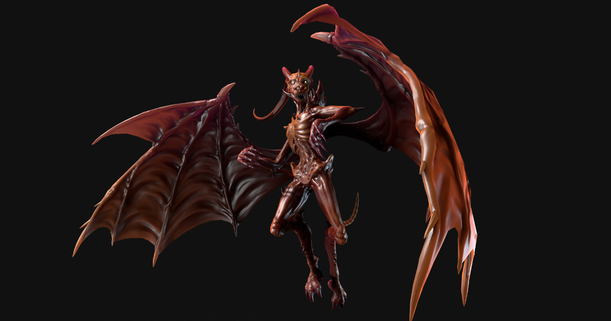 Flying demon | 3D Humanoids | Unity Asset Store