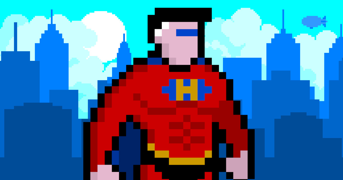 Superhero - 2D Pixel Art | 2D Characters | Unity Asset Store