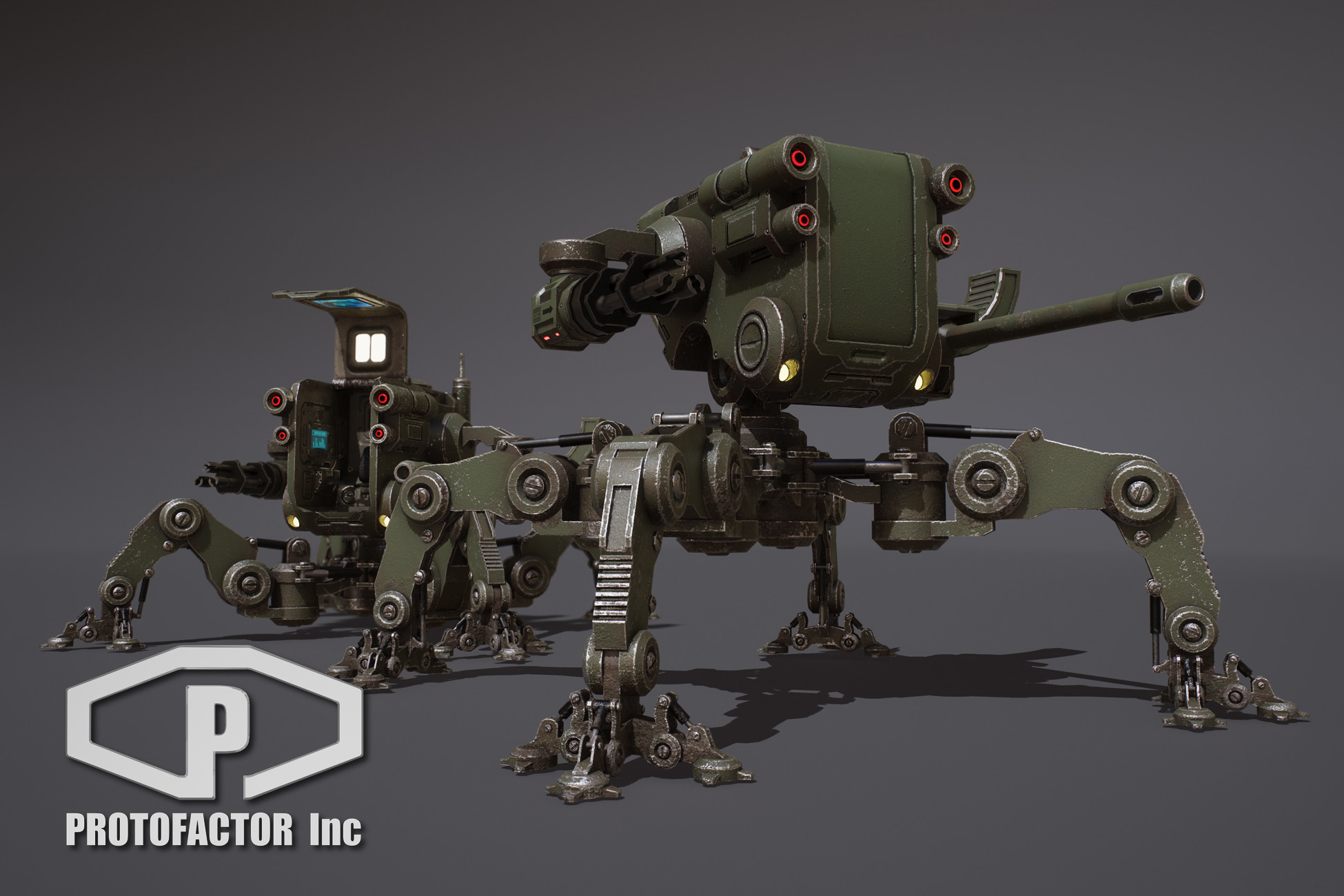 SCI FI: QUADRAPED MECH | 3D Robots | Unity Asset Store