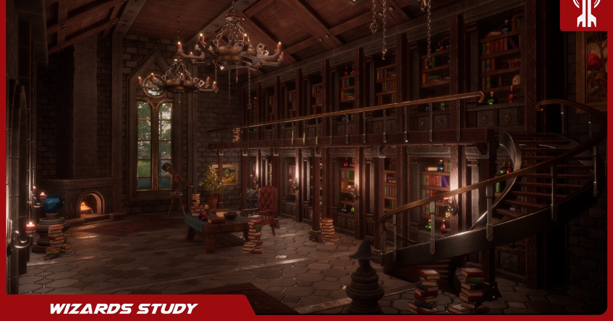 Wizards Study | 3D Environments | Unity Asset Store