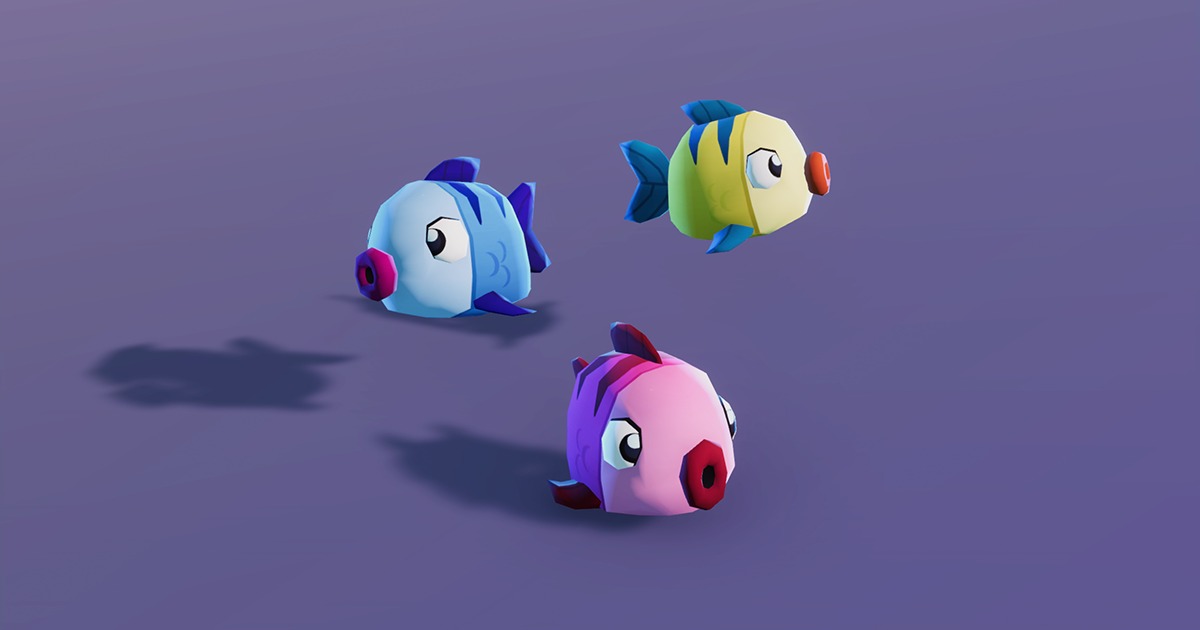 Fish Cute Series | Characters | Unity Asset Store