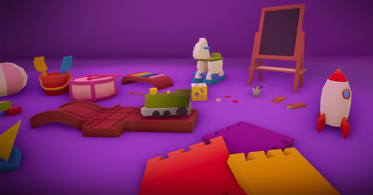 Low Poly House Interior - Toys | 3D Environments | Unity Asset Store
