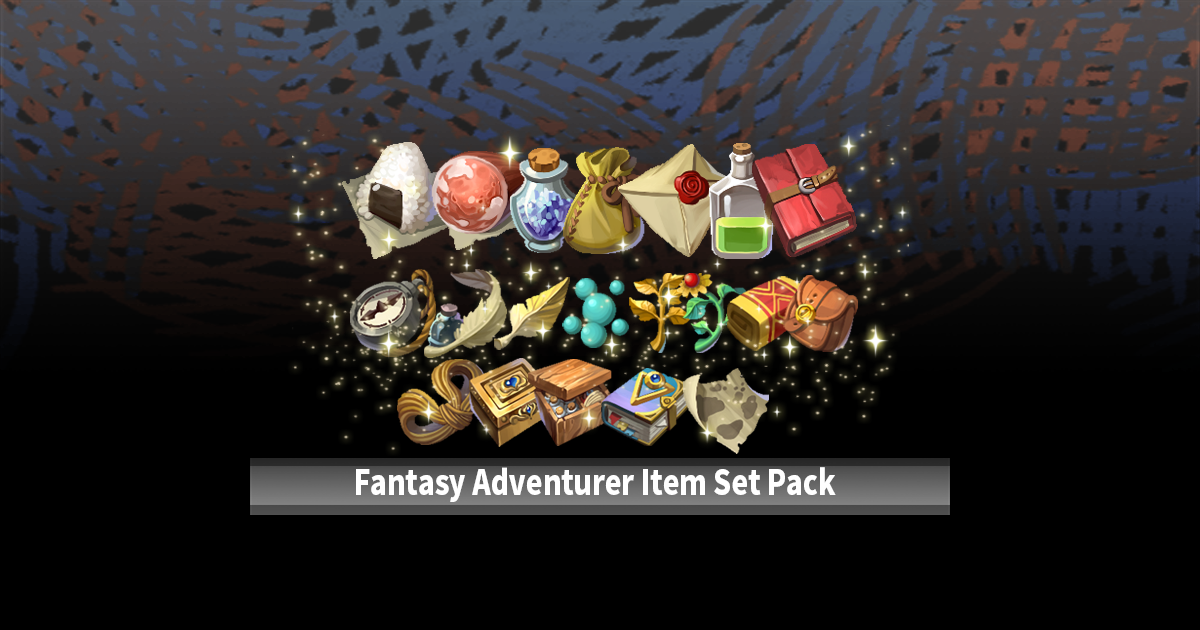 Fantasy Adventurer Item Set Pack | 2D 아이콘 | Unity Asset Store