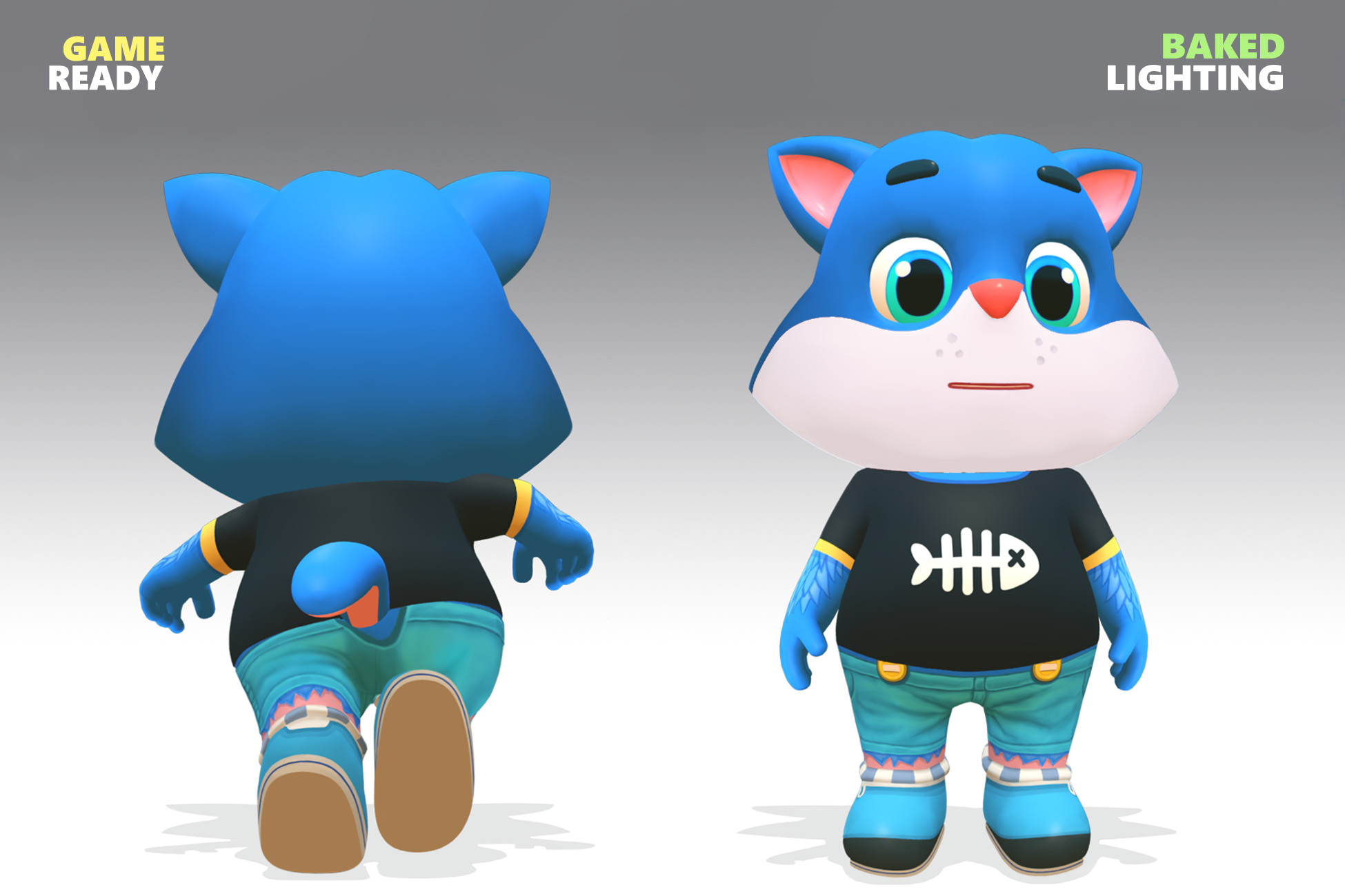 Cat Puss Animated | 3D 動物 | Unity Asset Store