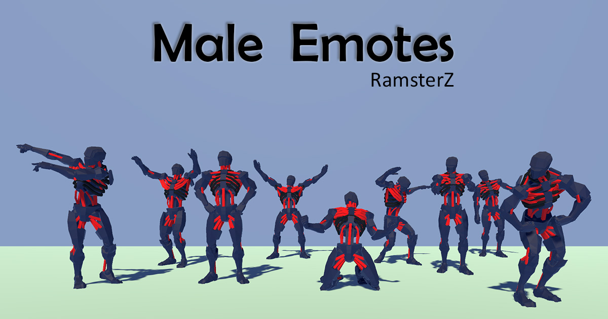 Male Emotes | 3D Animations | Unity Asset Store