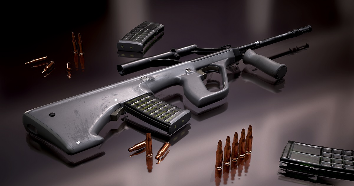 Steyr Aug | 3D Guns | Unity Asset Store
