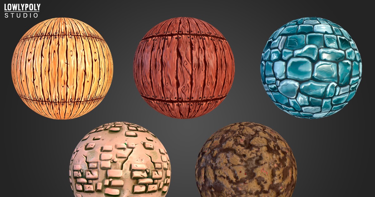 Mix Vol.109 - Stylized Textures | 2D Textures & Materials | Unity Asset ...