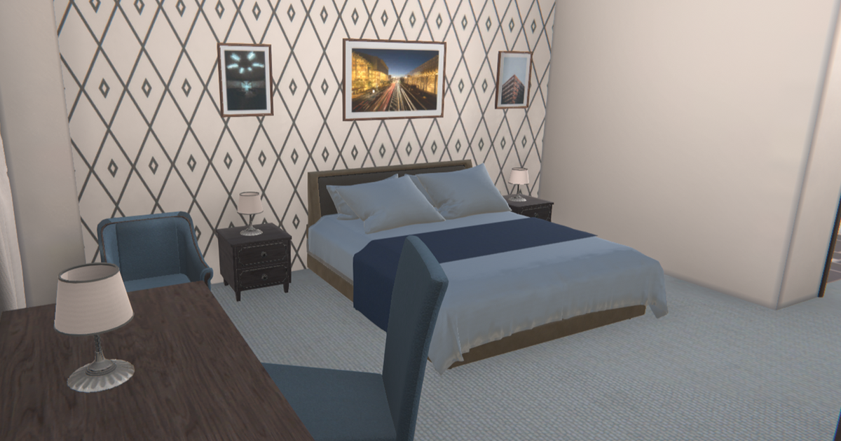 Hotel room - interior and props | 3D Interior | Unity Asset Store