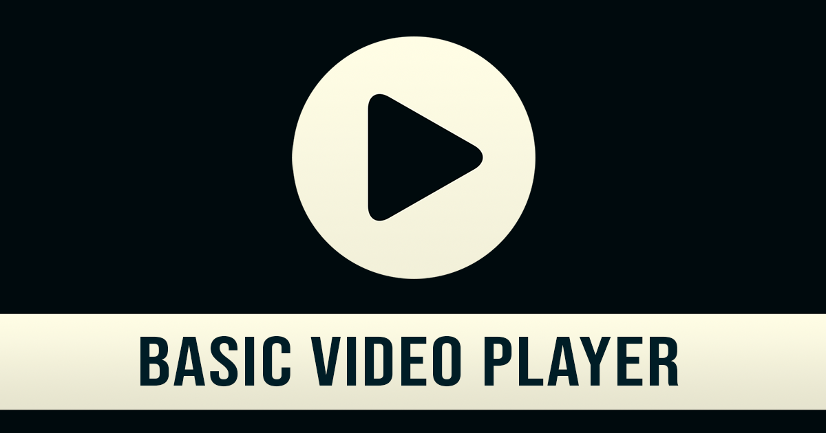 Basic Video Player | Video | Unity Asset Store