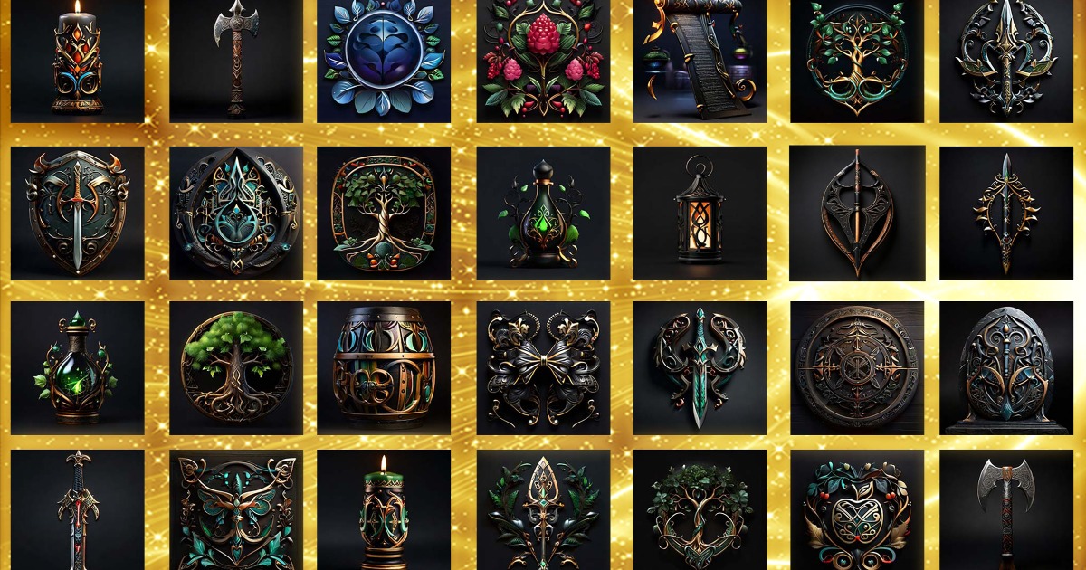 Forest fantasy icons | 2D GUI | Unity Asset Store