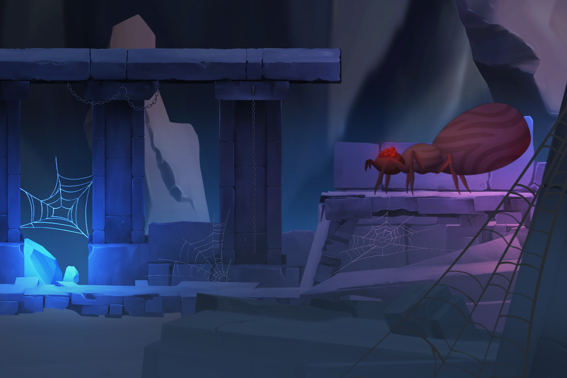 Dungeon ruins 2d | 2D Environments | Unity Asset Store