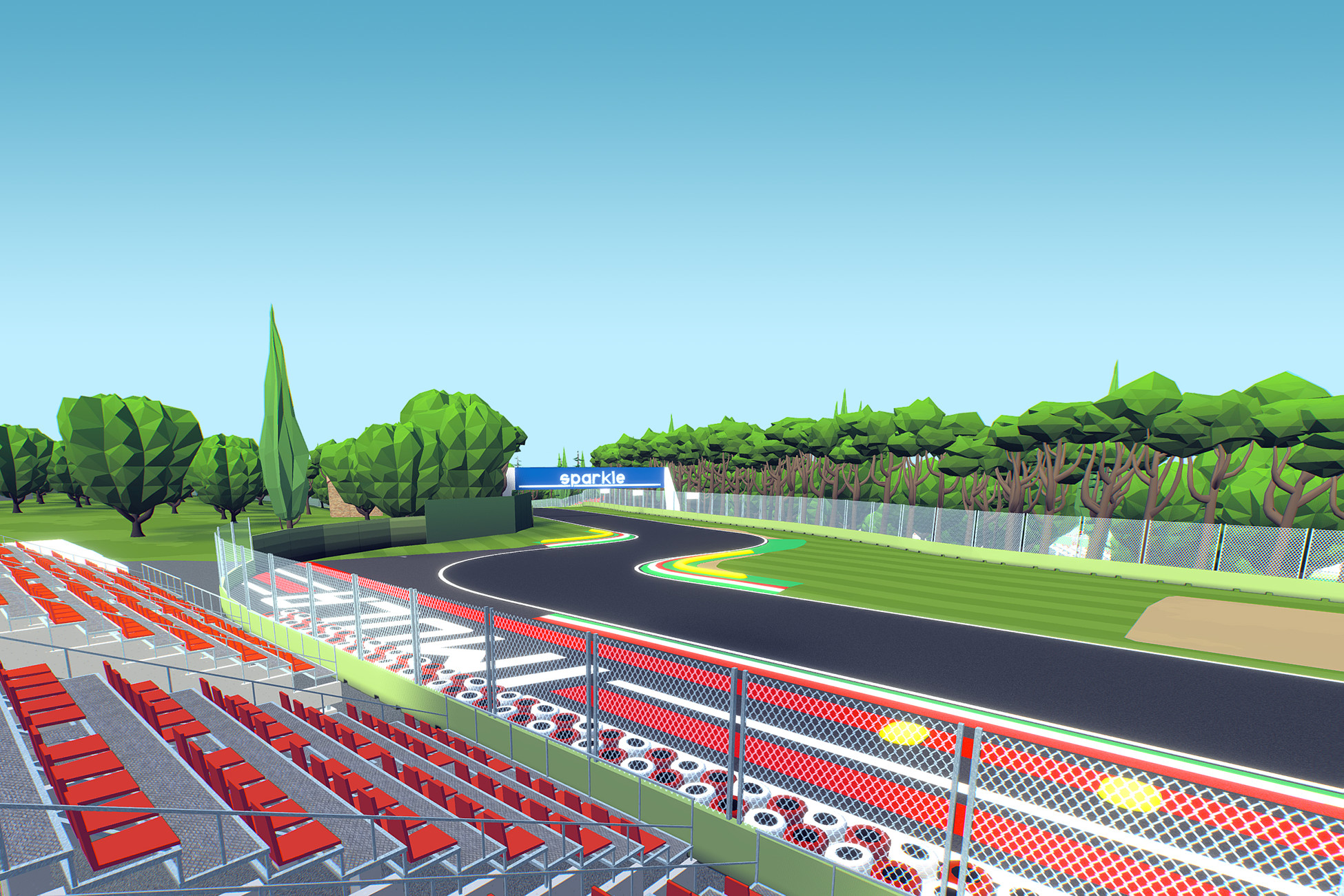 Cartoon Race Track Imola | 3D Roadways | Unity Asset Store