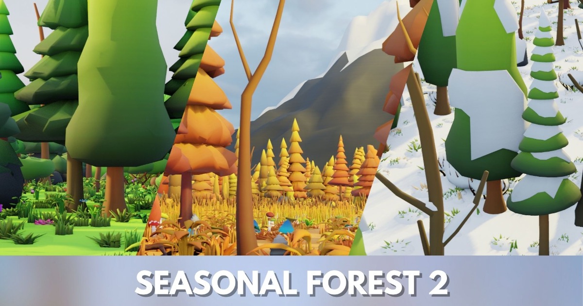 Low Poly Seasonal Forest Biome 2 by IGS | 3D Environments | Unity Asset Store