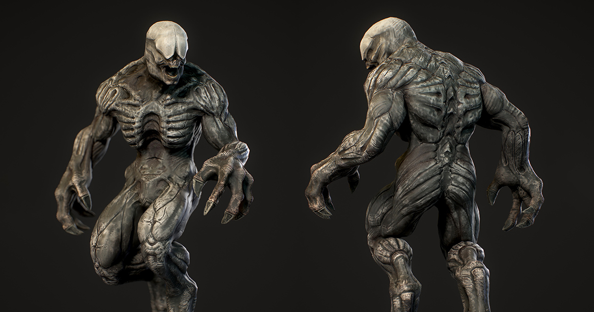 Horror Demon Creature v3 | 3D Creatures | Unity Asset Store
