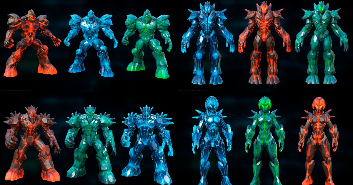 Fantasy Golems Bundle | Characters | Unity Asset Store