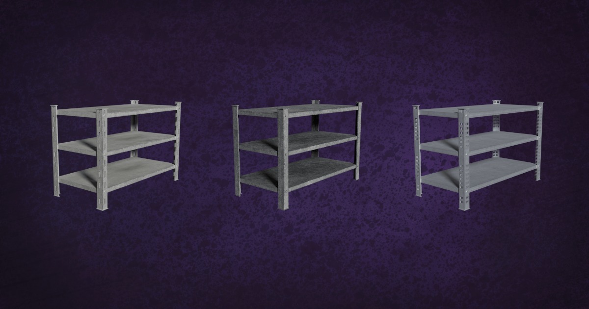 Rack Metals Series ContainerKeepItems G1 N1-3 | 3D 工場 | Unity Asset Store
