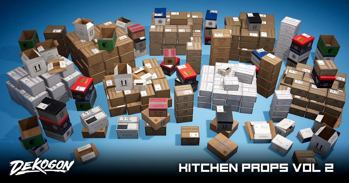 Kitchen Props - VOL.2 | 3D Props | Unity Asset Store