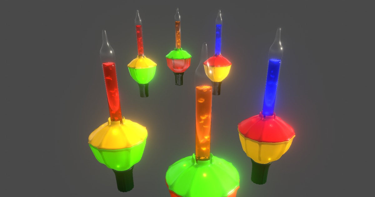 Christmas Bubble Lights | 3D Interior | Unity Asset Store