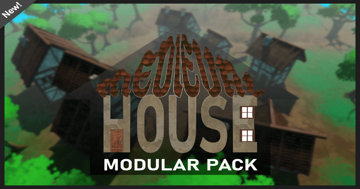 Modular Medieval House Pack | 3D Interior | Unity Asset Store