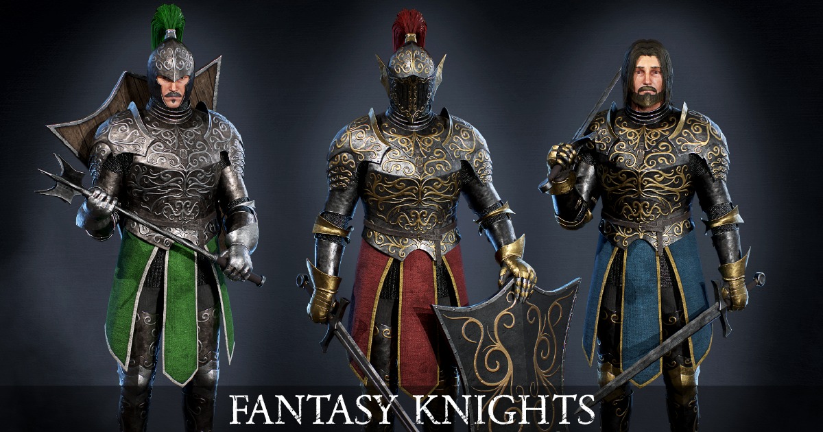 Fantasy Knight 02 Modular | Characters | Unity Asset Store