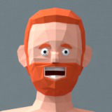 Simple low-poly man modular