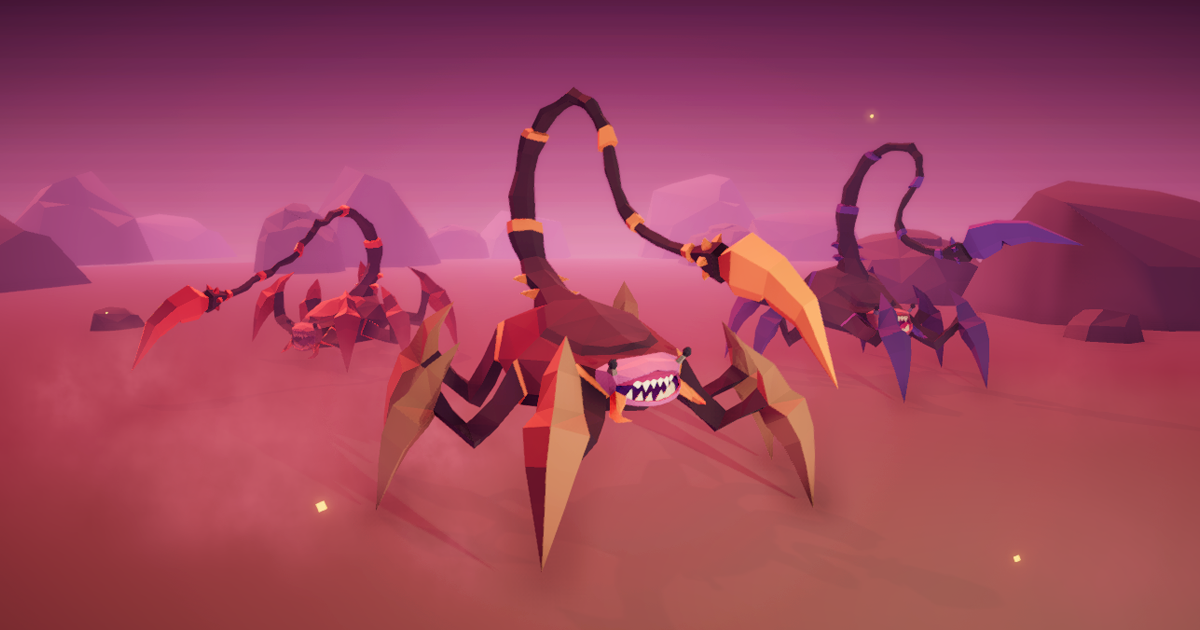 Polygonal - Alien Horror | 3D Creatures | Unity Asset Store