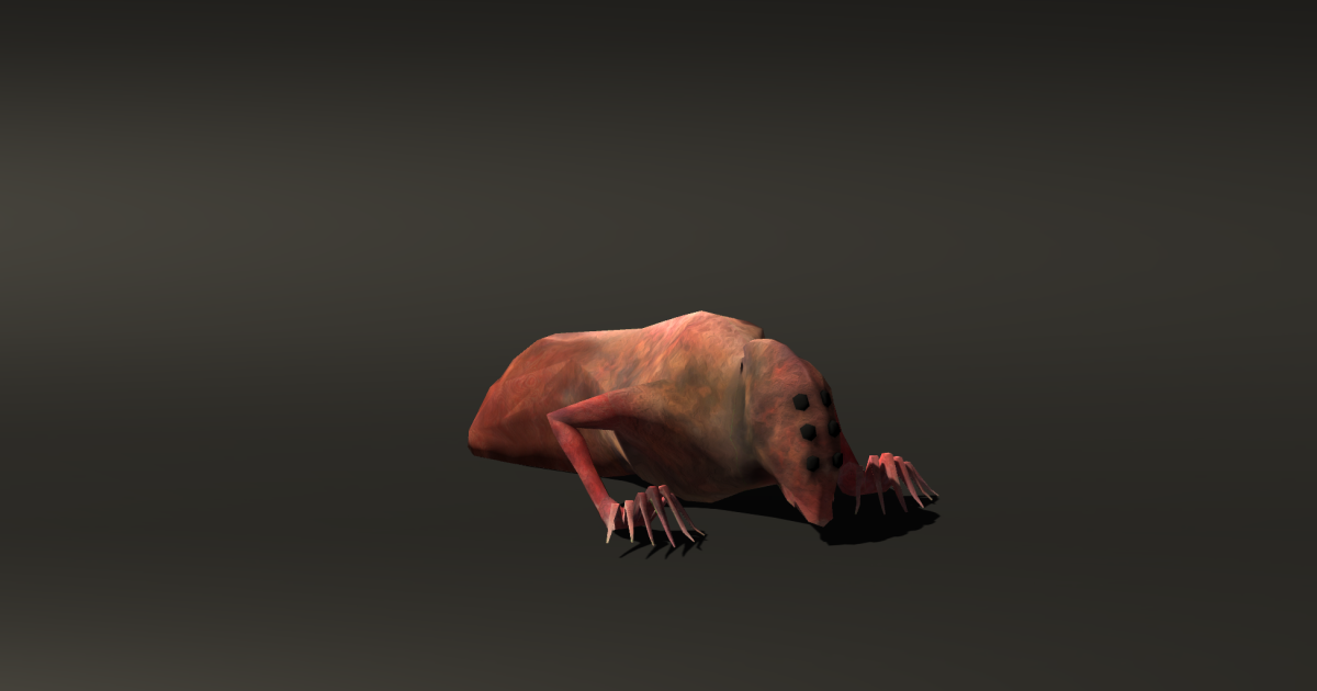 Medieval Fantasy HD - Nightmare Crawler | 3D Creatures | Unity Asset Store