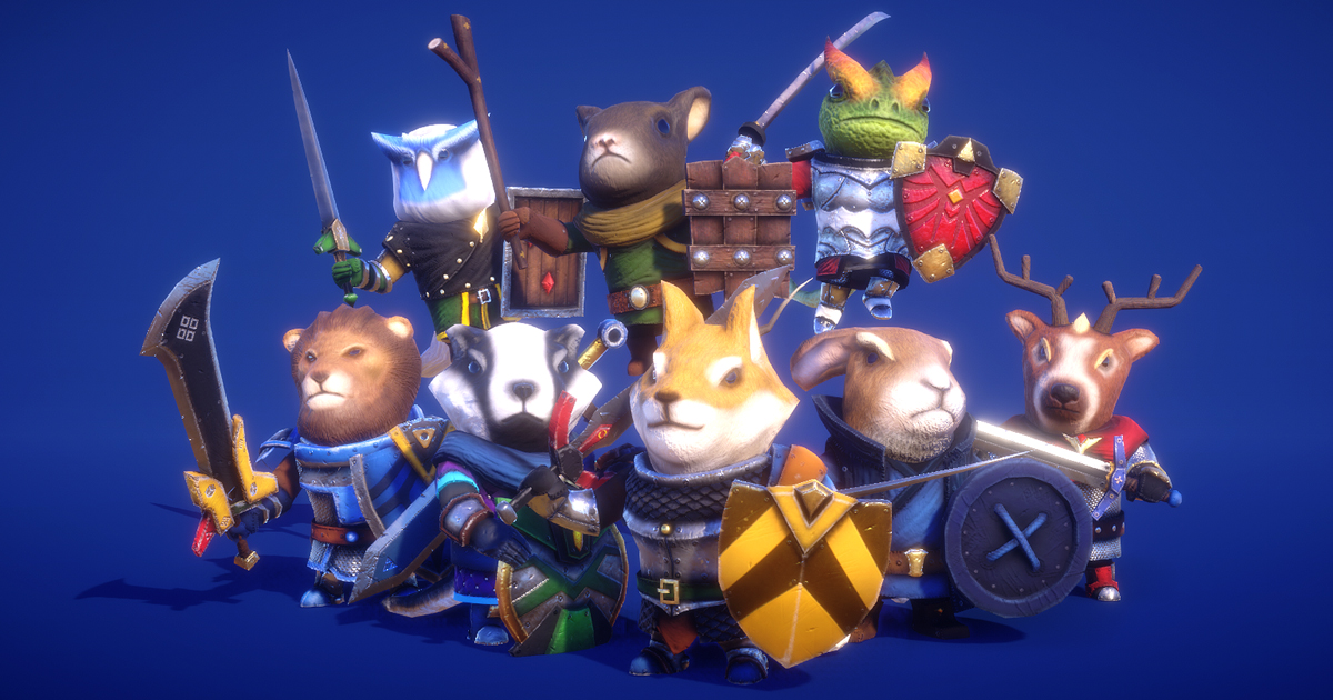 Modular Animal Knight PBR | 3D Animals | Unity Asset Store