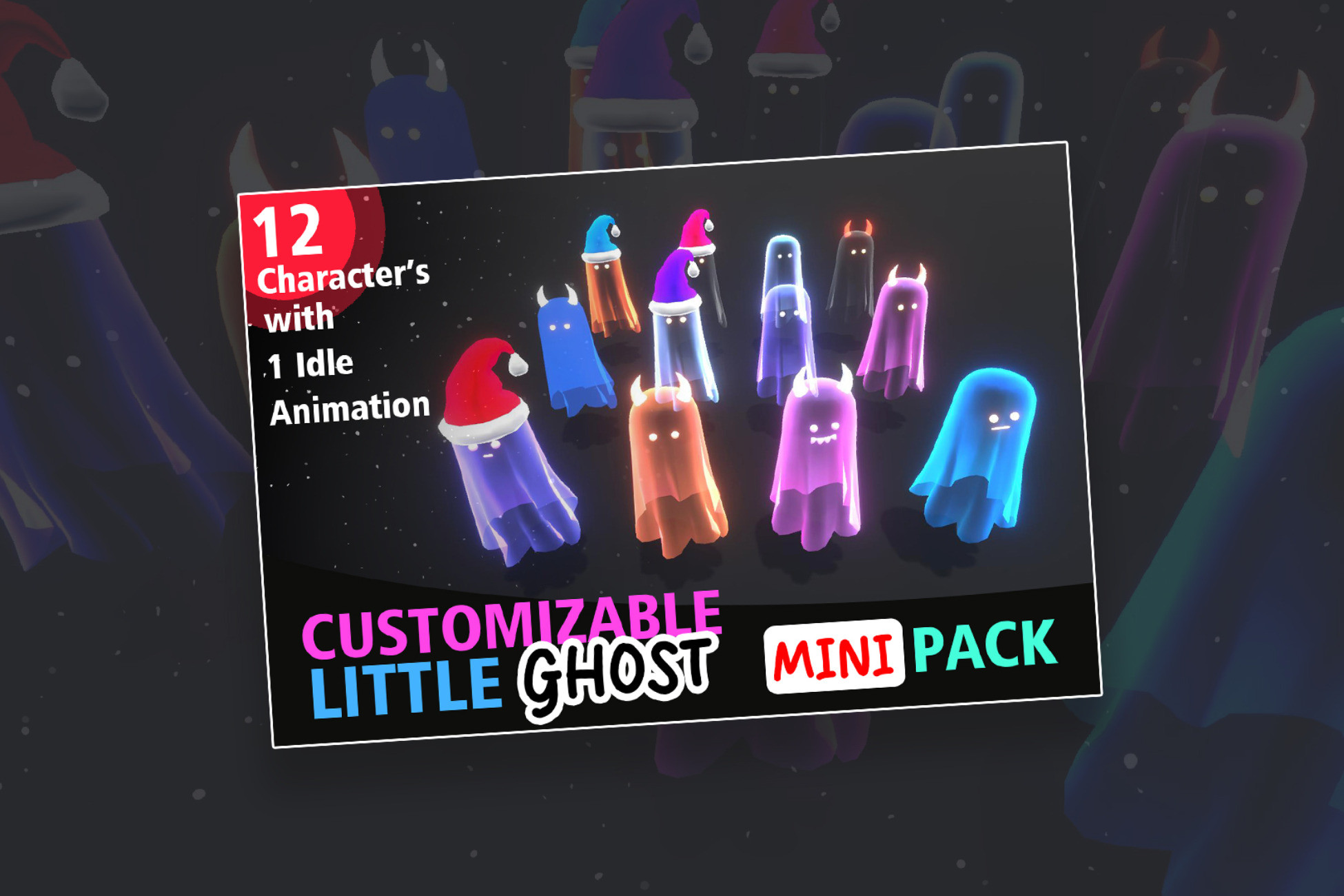 Little Ghost (Beauty Cute)MINI | 3D Characters | Unity Asset Store