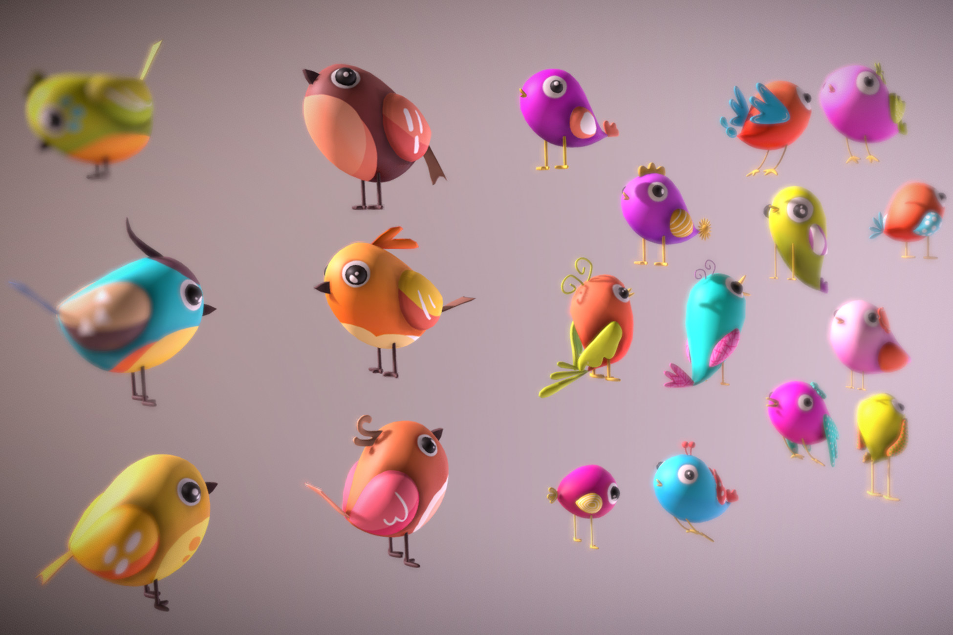 Cartoon Bird Collection | Characters | Unity Asset Store