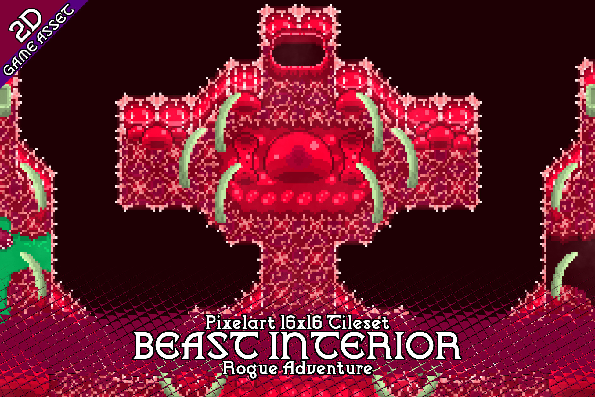 2D TopDown Beast Tileset - Rogue Adventure | 2D Environments | Unity ...