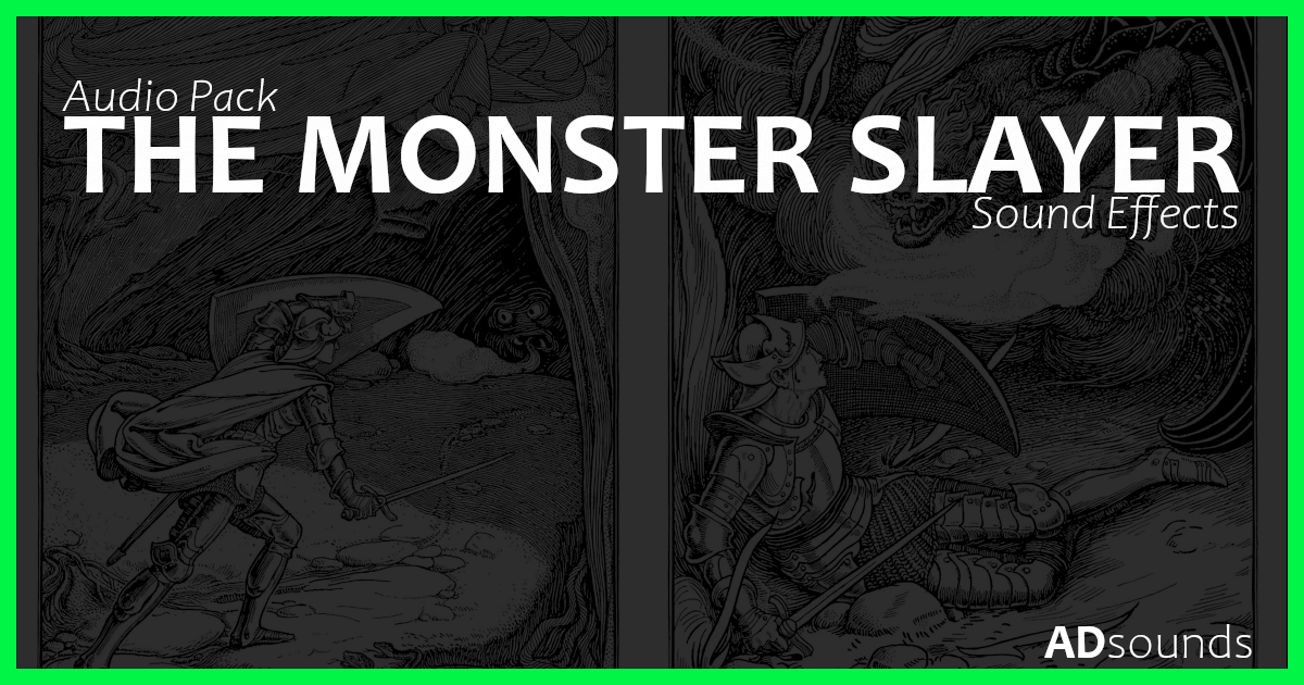 The Monster Slayer - Sound Effect Bundle | Audio Sound FX | Unity Asset ...