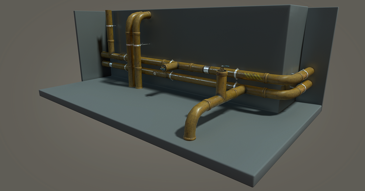 Modular Pipe Kit | 3D Industrial | Unity Asset Store