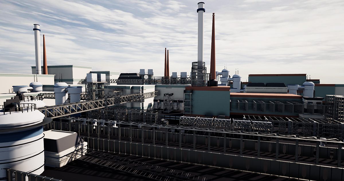 Low Poly Industrial Environment | 3D Industrial | Unity Asset Store